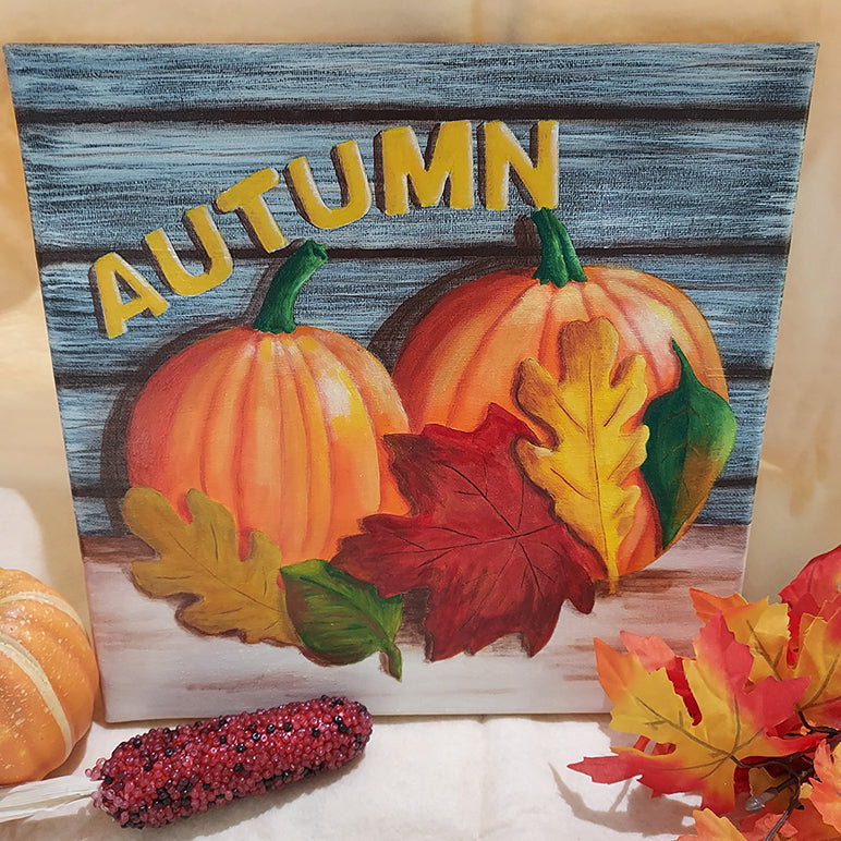 Fall Painting Project: Autumn Pumpkin Still Life — KINGART