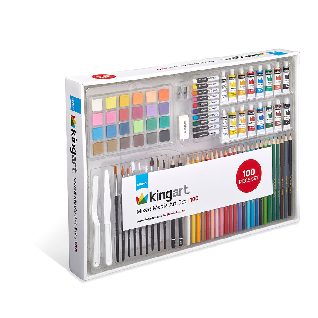 Art Sets: Mixed Media, Pastel, Sketching, Watercolor — KINGART