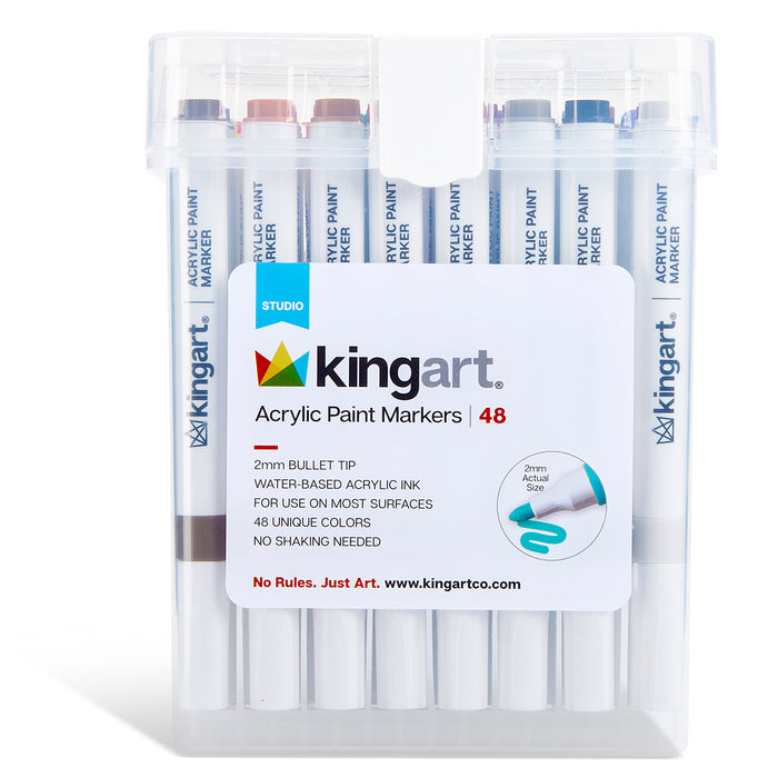 Acrylic Paint Markers 48 Colors — KINGART