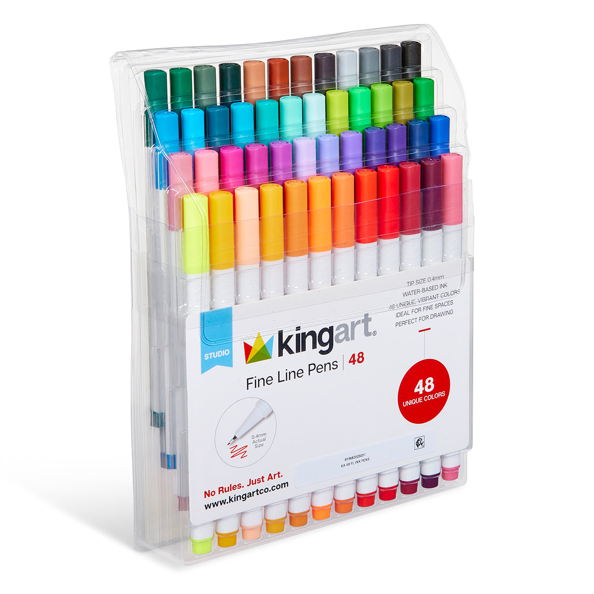 Fine Line Pens 48 Colors — KINGART