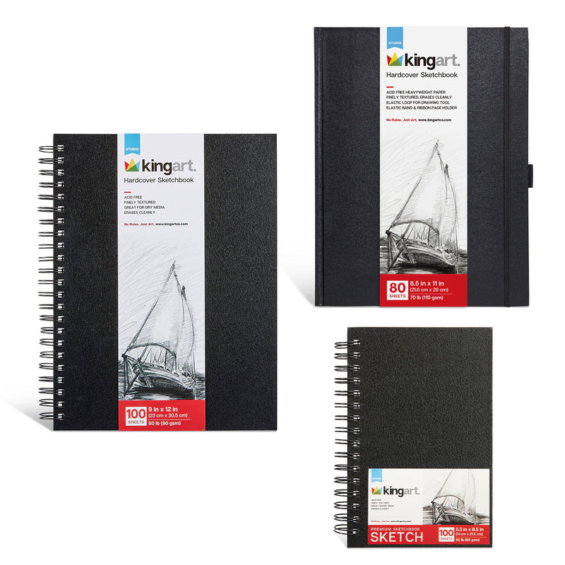 Hardcover Sketchbook Bundle — KINGART