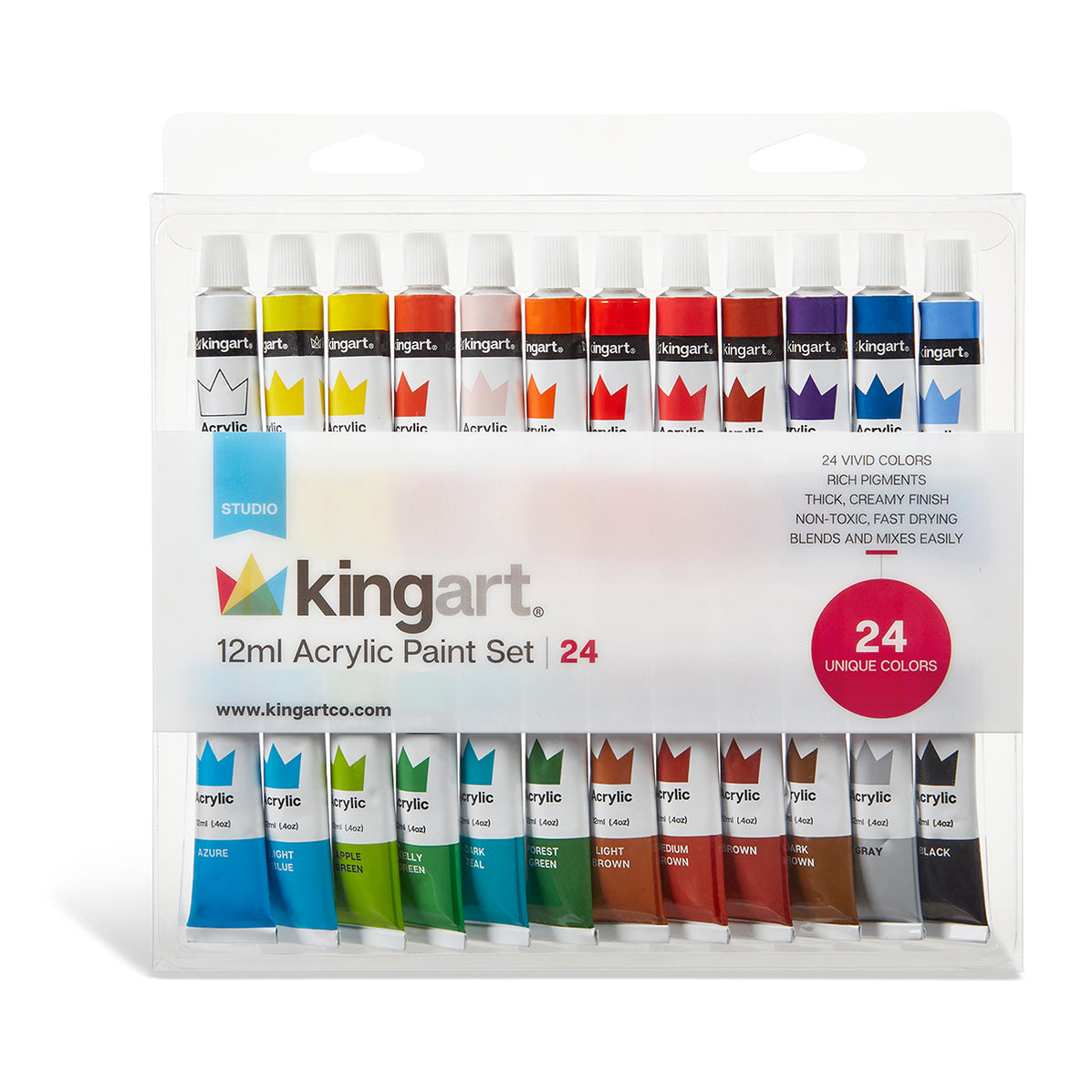 Acrylic Paint 24 Colors — KINGART