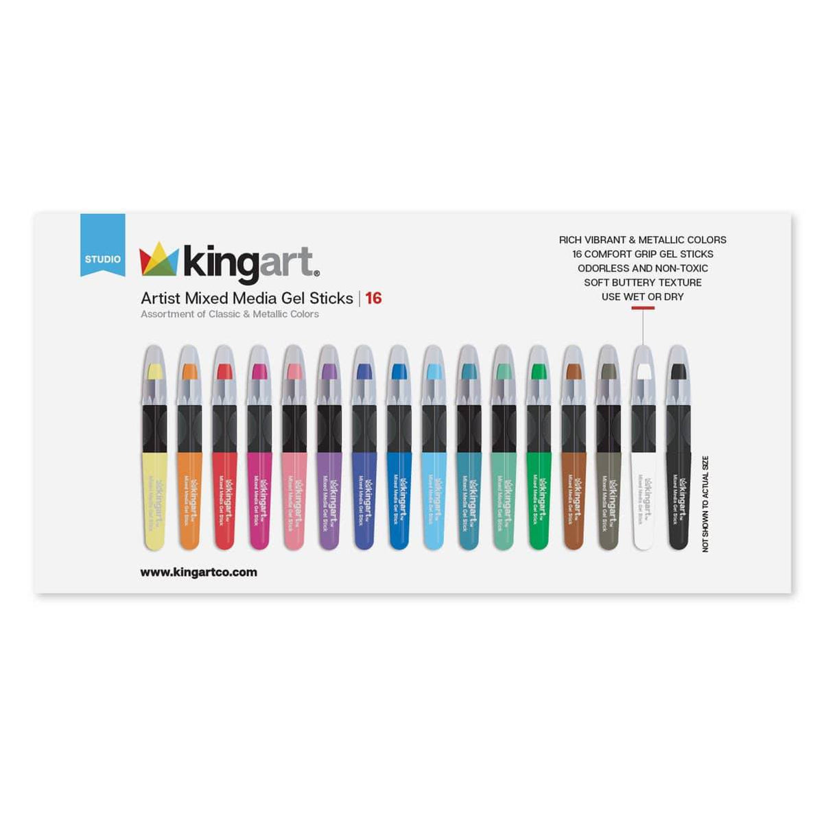 Gel Sticks: Offering Creamy Smooth Pigments That Blend Easily — KINGART
