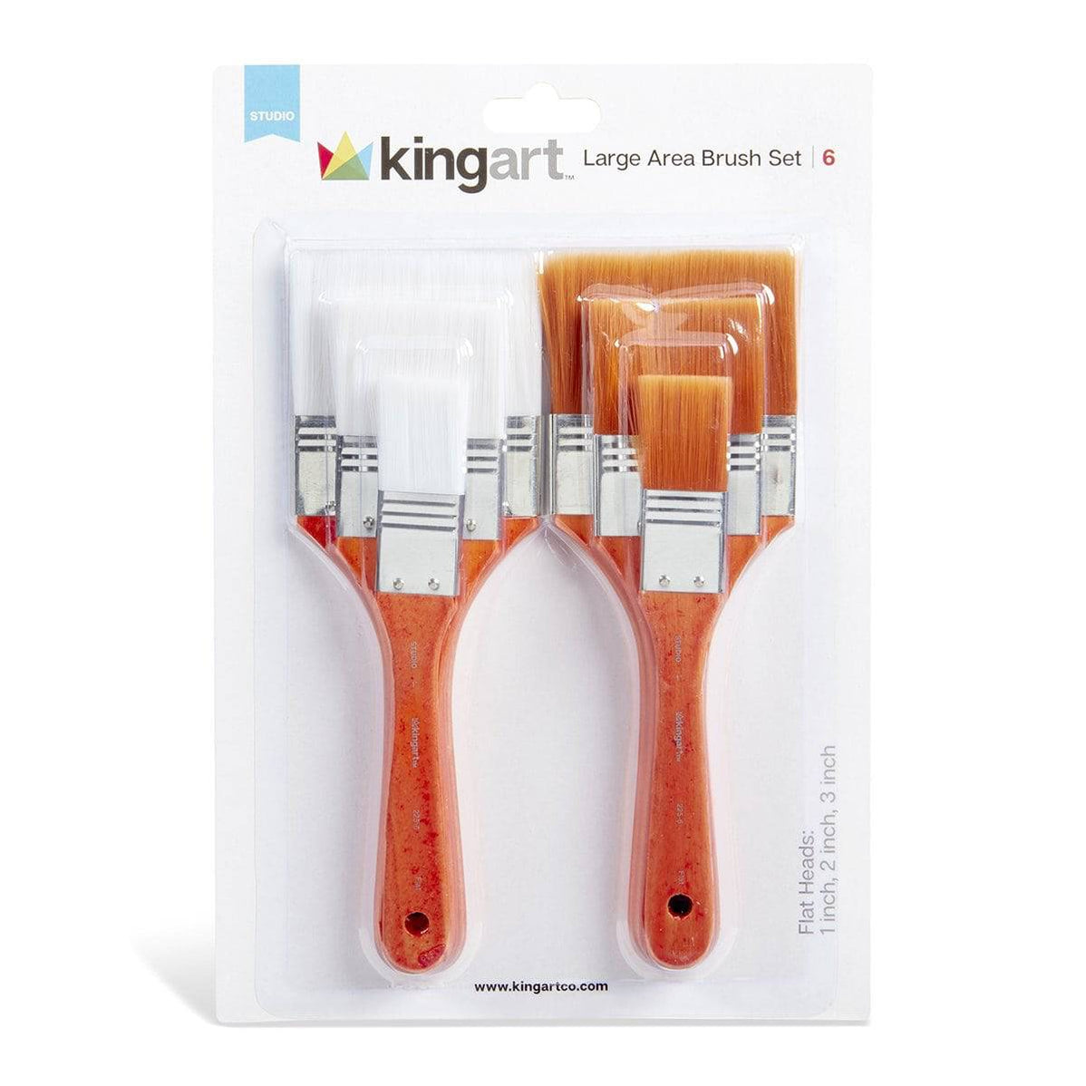 From Filbert to Fan: KINGART™ Studio Brush Sets Have All The Tools