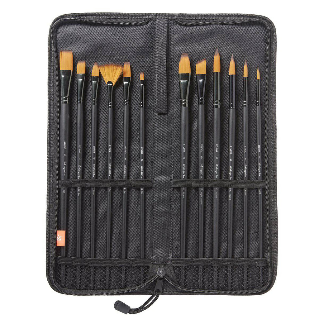 From Filbert to Fan: KINGART™ Studio Brush Sets Have All The Tools